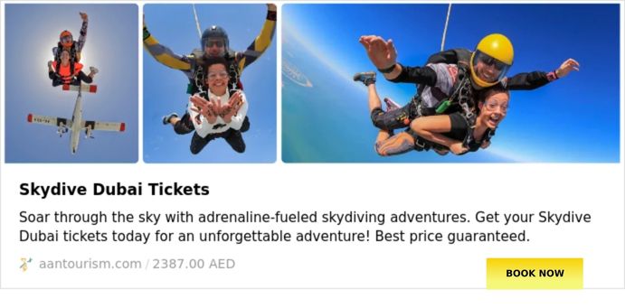 Skydive Dubai Desert Dropzone - Aantourism